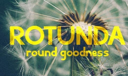 Rotunda font - Download Free Font