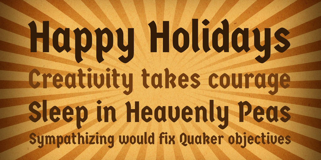 Tipografia Germania One