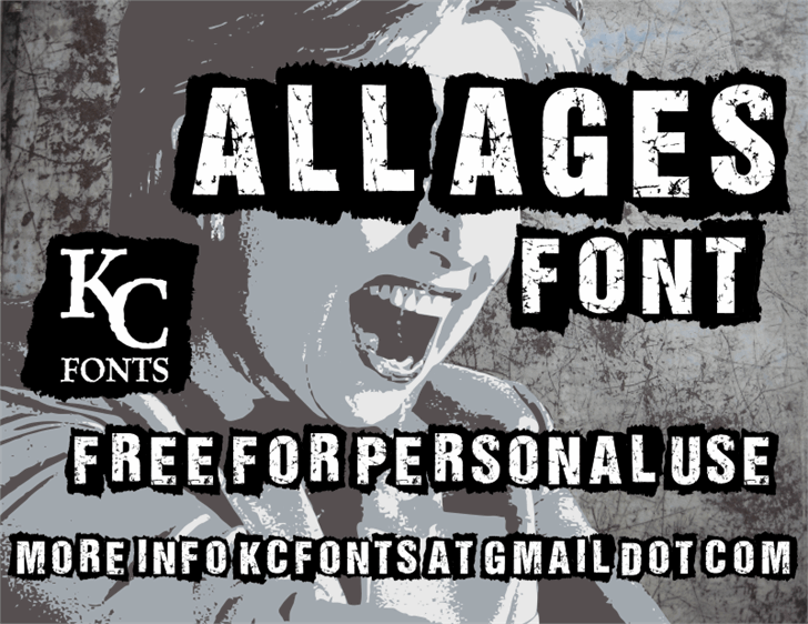 ALL AGES font - Download Free Font