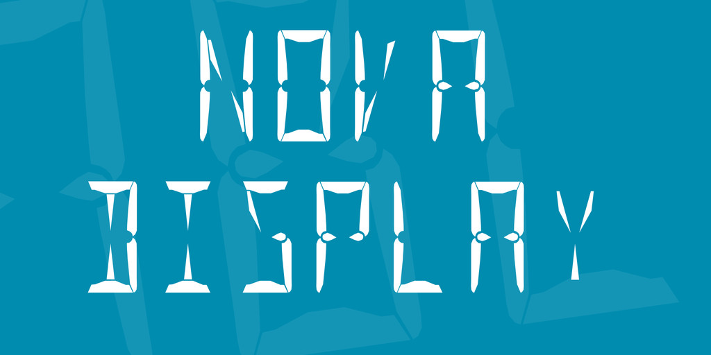 Nova Display Font - Befonts