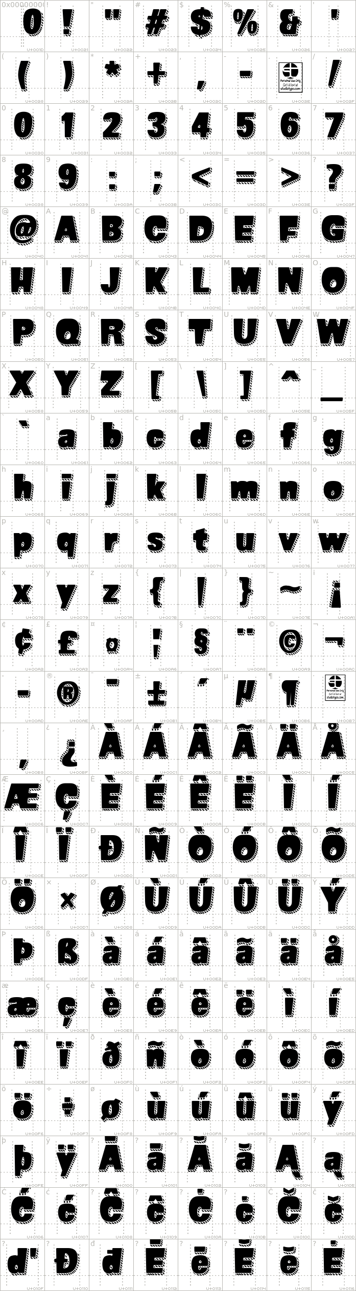 SUPER SEVEN Shadowed Demo Font - Download Free Font