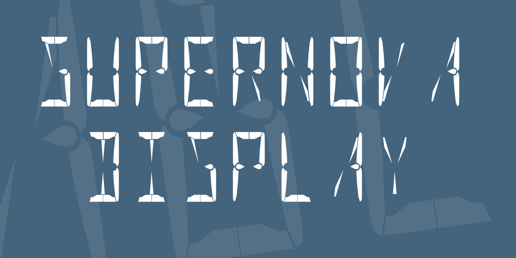 Supernova Display Font - Download Free Font