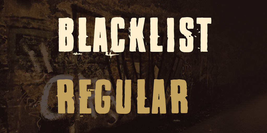 Blacklist Font - Download Free Font