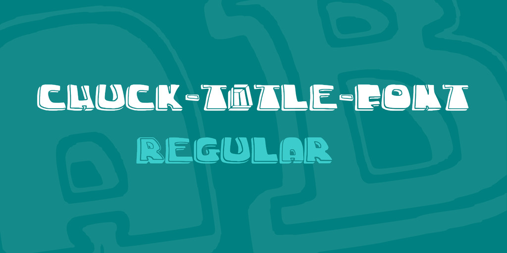 Chuck title font - Download Free Font