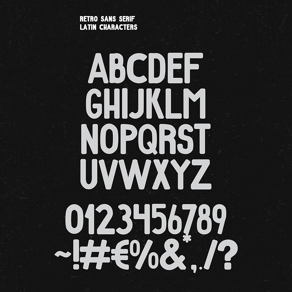 Retro Sans Serif Font Befonts