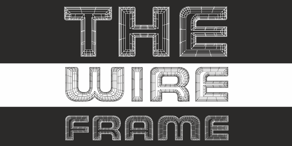 THE WIREFRAME Font - Download Free Font