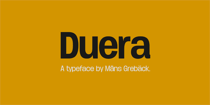 Duera Font Family - Download Free Font