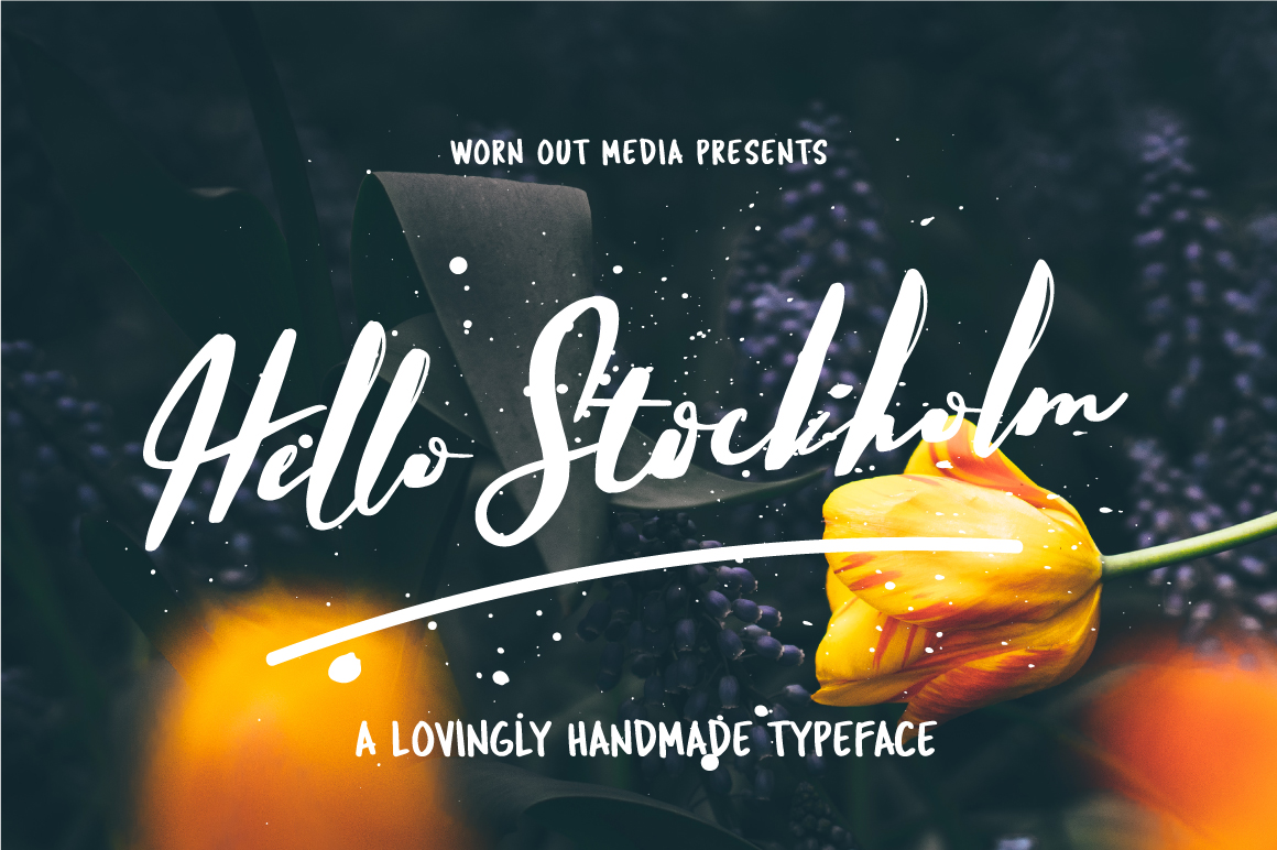 Hello Stockholm - Handmade Typeface - Download Free Font