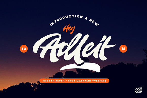 Adleit Script Font - Download Free Font