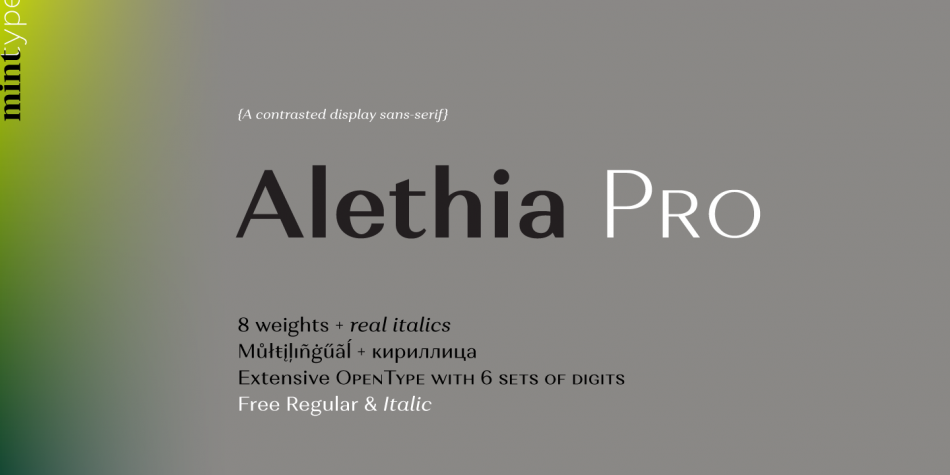 Alethia Pro Font Family - Download Free Font