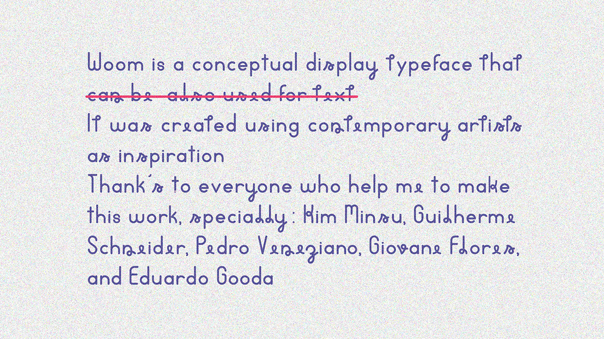 Woom Typeface - Download Free Font