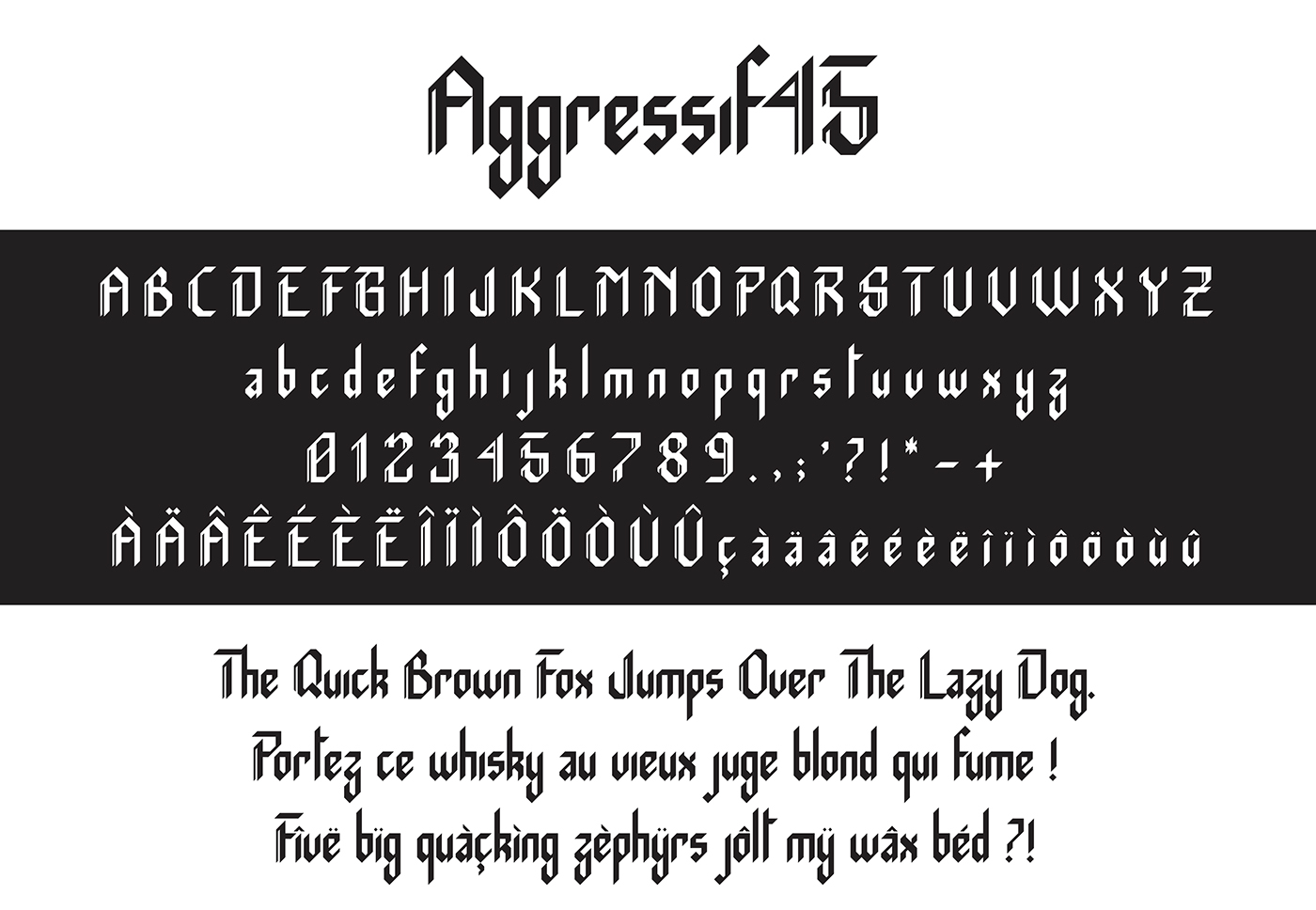Aggressif 45 Typeface - Download Free Font