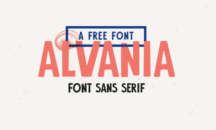 Alvania Typeface - Download Free Font