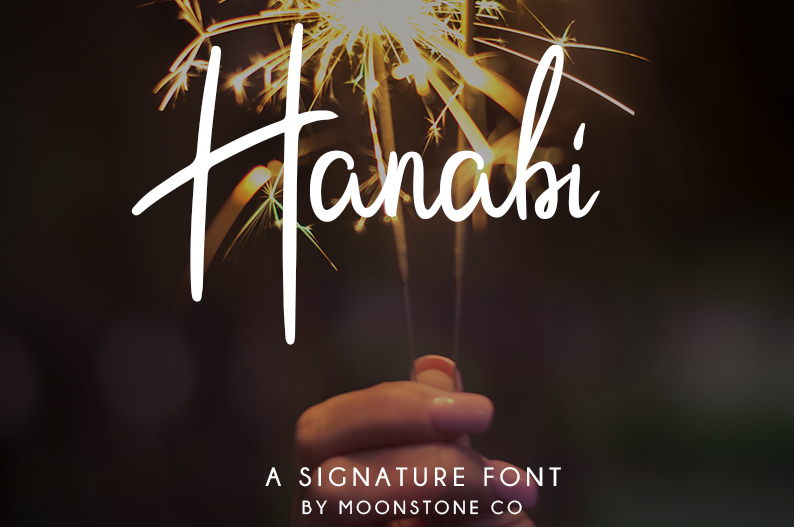 Hanabi Script Font - Download Free Font