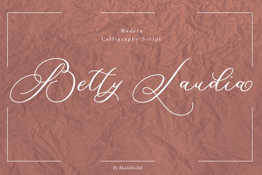 Betty Laudia Script Font - Download Free Font