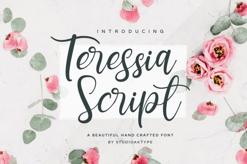 Teressia Script Font - Download Free Font