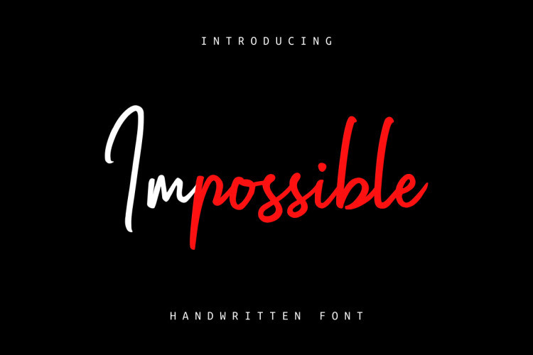 Impossible Script Font - Download Free Font