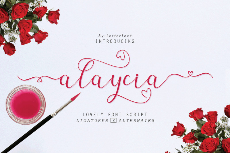 Alaycia Calligraphy Font - Download Free Font