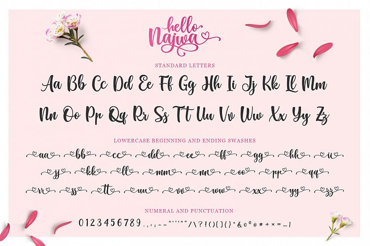 Hello Najwa Script Font - Download Free Font