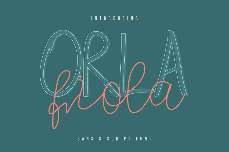 Orla Fiola Font Duo - Download Free Font