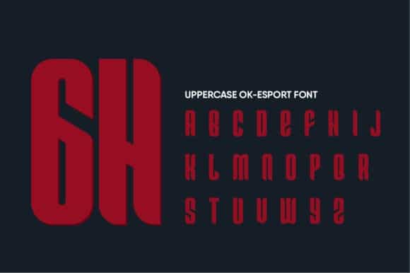 Ok-Esports Display Font - Download Free Font