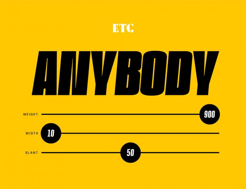 ETC Anybody Font Family - Download Free Font
