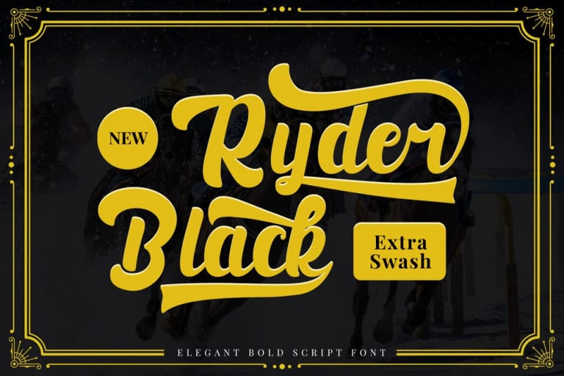 Black Ryder - Bold Script Font - Download Free Font