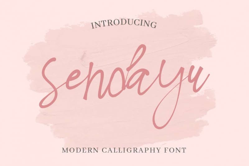 Sendayu Light Calligraphy Font - Befonts