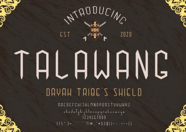 Talawang Display Font - Download Free Font