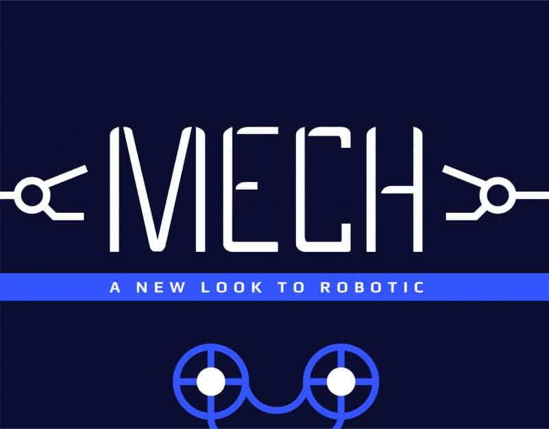 Mech Display Font - Download Free Font