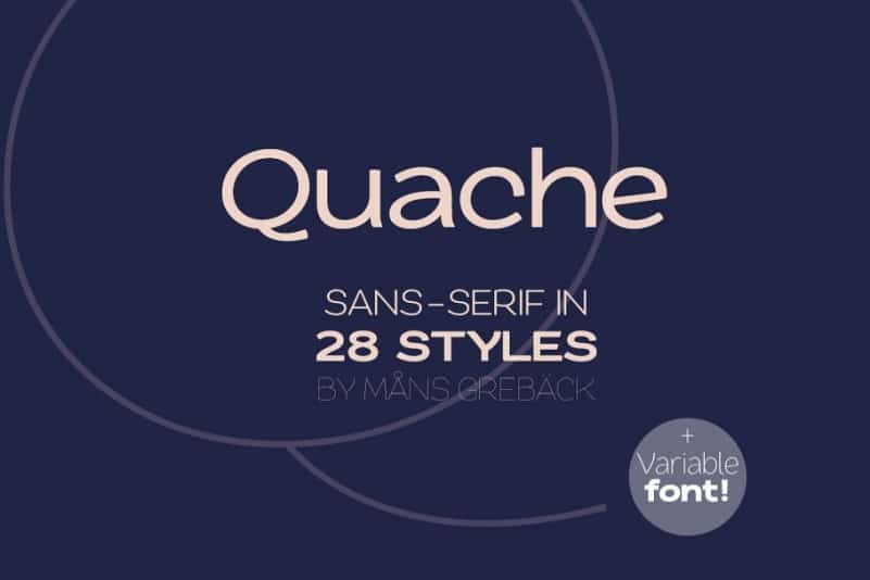 Quache Sans Serif Font - Download Free Font