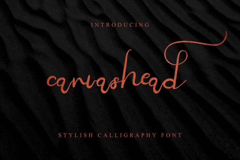 Canvashead Calligraphy Font - Befonts