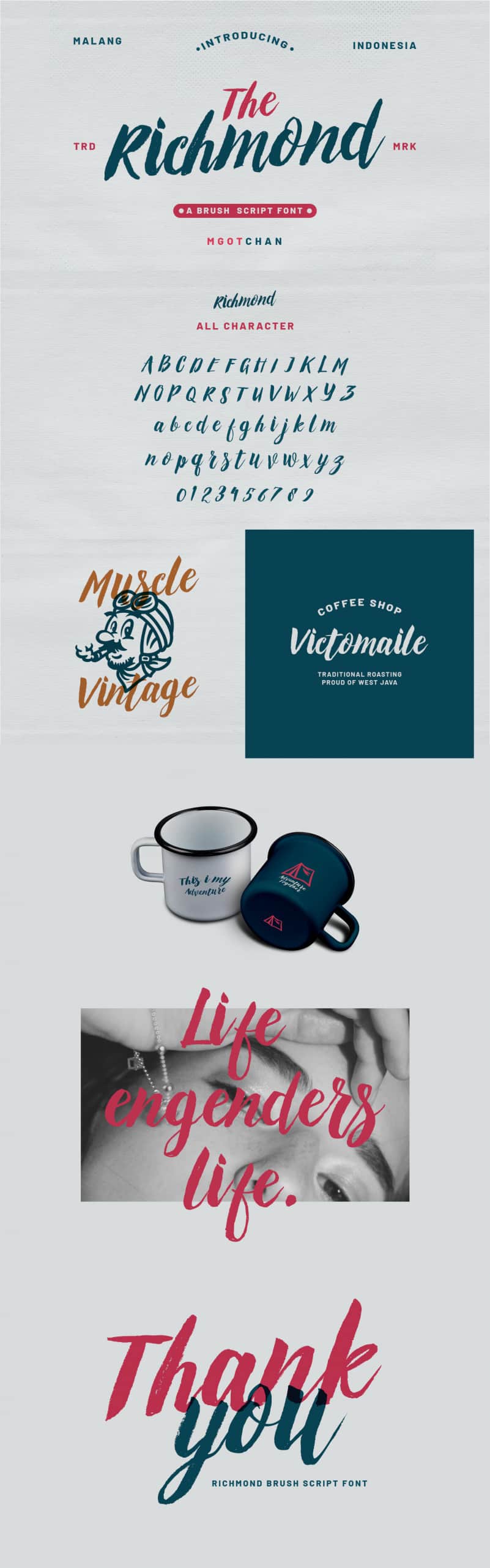 Richmond Brush Font - Download Free Font