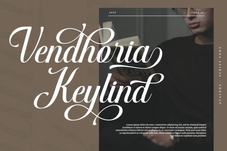 Ayalena Calligraphy Font - Download Free Font