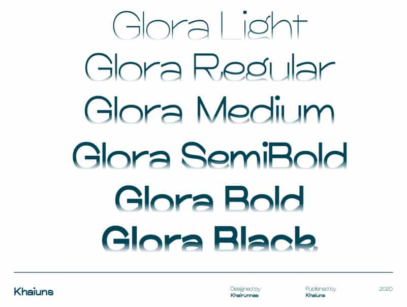 Glora Sans Serif Font - Download Free Font