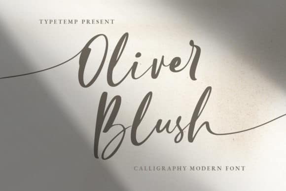 Oliver Calligraphy Font - Download Free Font