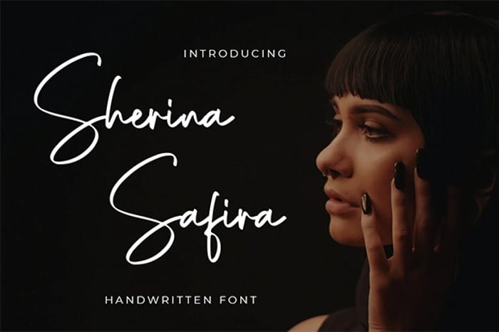 Sherina Safira Handwritten Font - Download Free Font