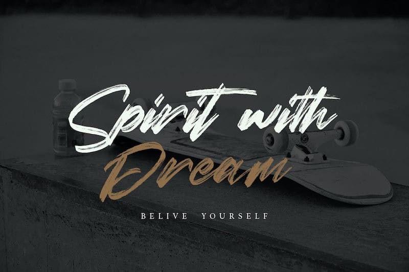 Torches Brush Font - Download Free Font