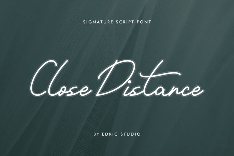 Close Distance Handwritten Font - Download Free Font