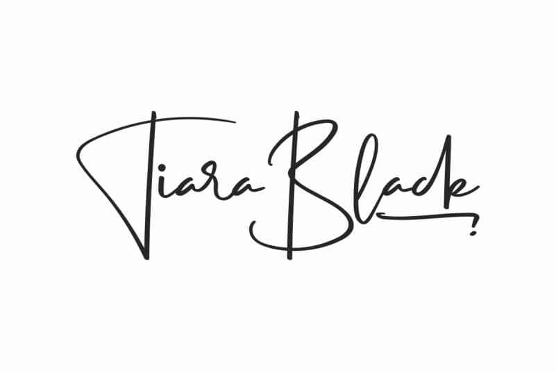 Tiara Black Calligraphy Font - Download Free Font
