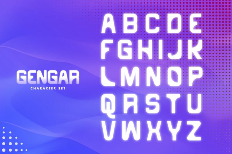 Gengar Display Font - Download Free Font