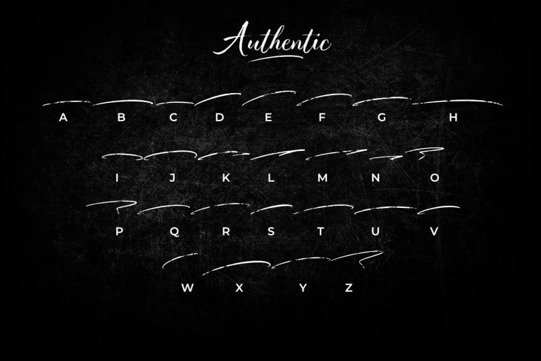 Authentic Brush Font - Download Free Font