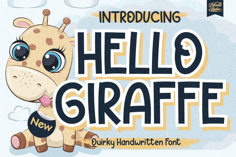 Hello Giraffe Display Font - Download Free Font