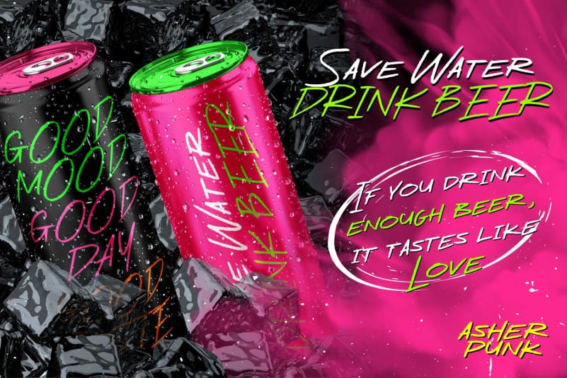 Asher Punk Display Font - Download Free Font