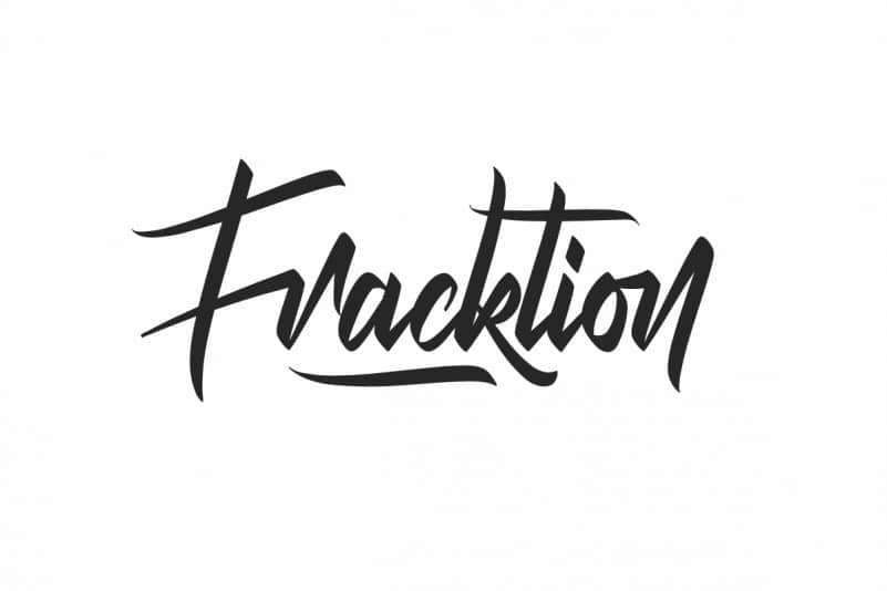Fracktion Calligraphy Font - Download Free Font