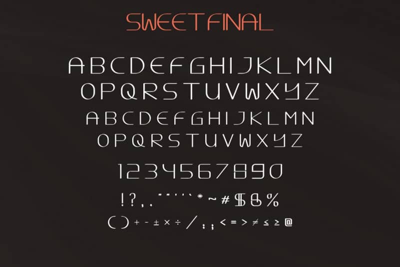 Sweet Final Font Duo - Download Free Font