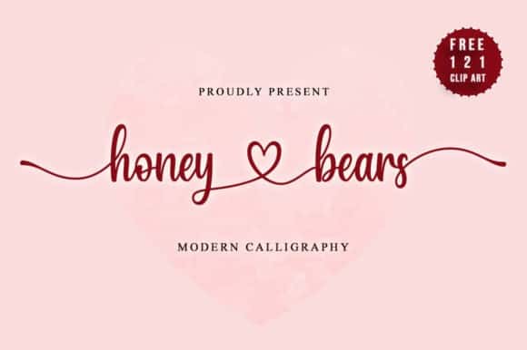 Honey Bears Calligraphy Font - Download Free Font