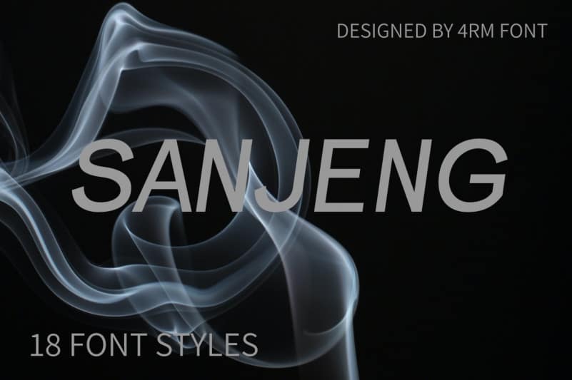 Sanjeng Sans Serif Font - Download Free Font