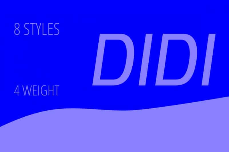 Didi Sans Serif Font - Download Free Font