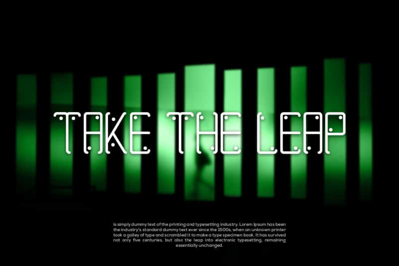 Snake Game Display Font - Download Free Font